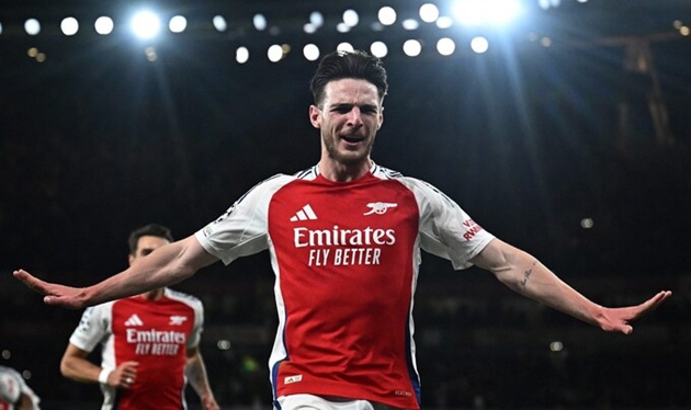 Sự tiến bộ của Declan Rice