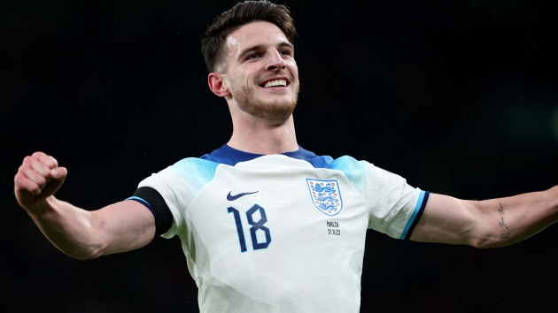 Declan Rice là không thể thay thế với đội tuyển Anh