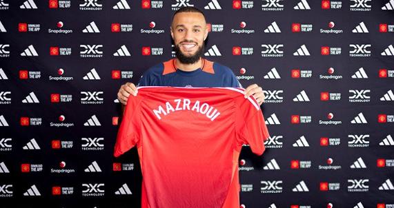 CHÍNH THỨC! Số áo của Noussair Mazraoui tại M.U