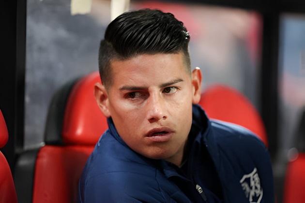 Sự thất vọng của James Rodriguez